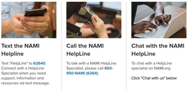 NAMI HelpLine Launches New Nationwide Texting Support Option - Great ...