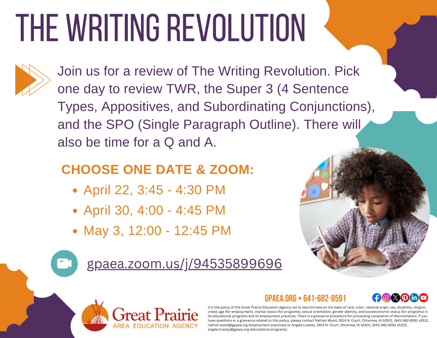 The Writing Revolution Zoom Review - Great Prairie AEA